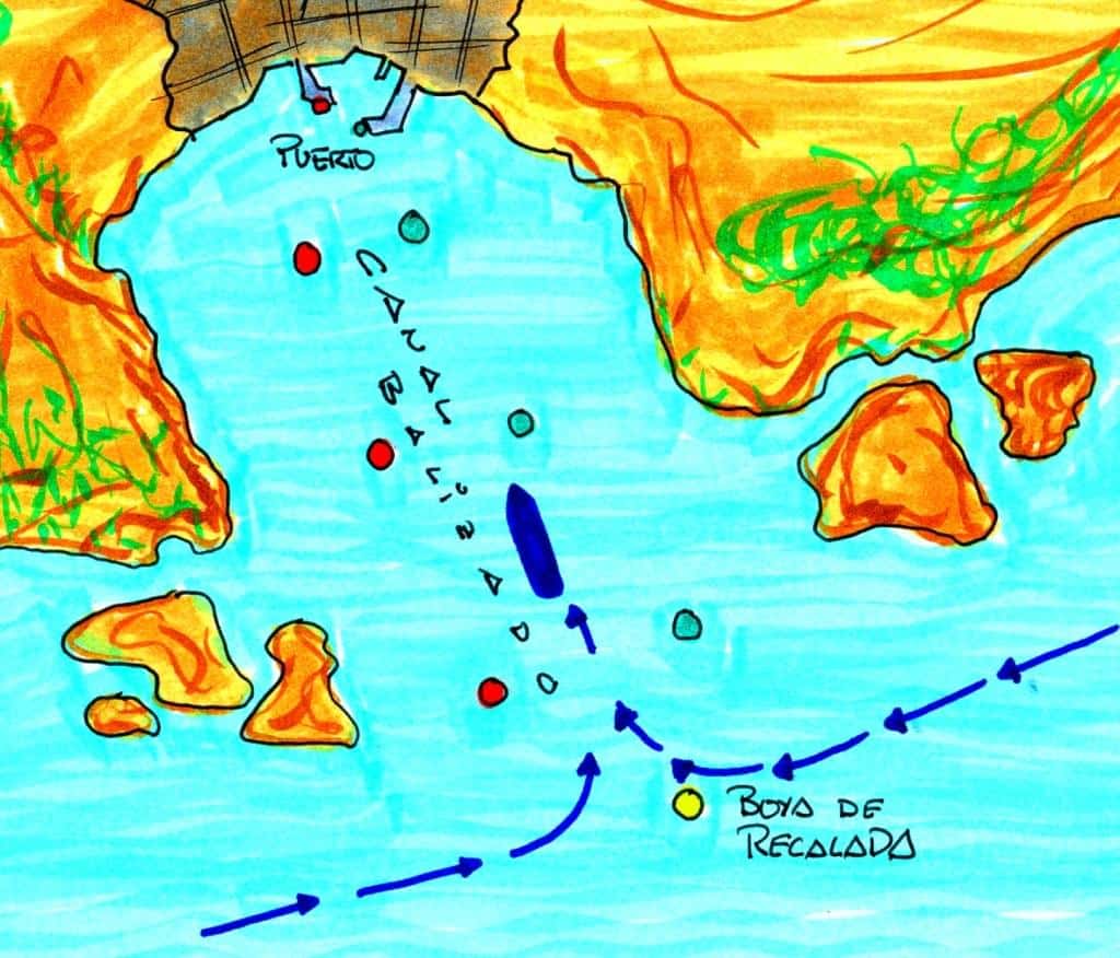 Cómo encapillar un noray, el peligro de los chubascos y boya de recalada